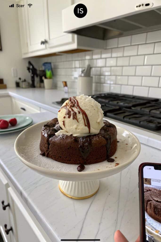 Iceberg Lava Chocolate Basque Cake Recipe | Tasty Meals Blog