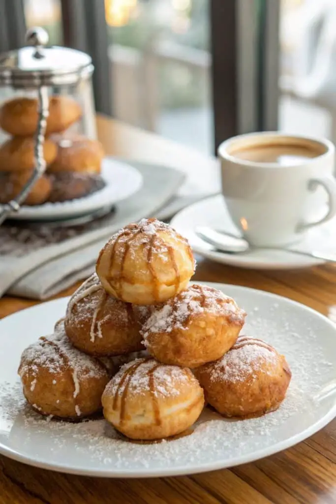 Sweet Glazed Coffee Beignets Recipe Delight | Tasty Meals Blog