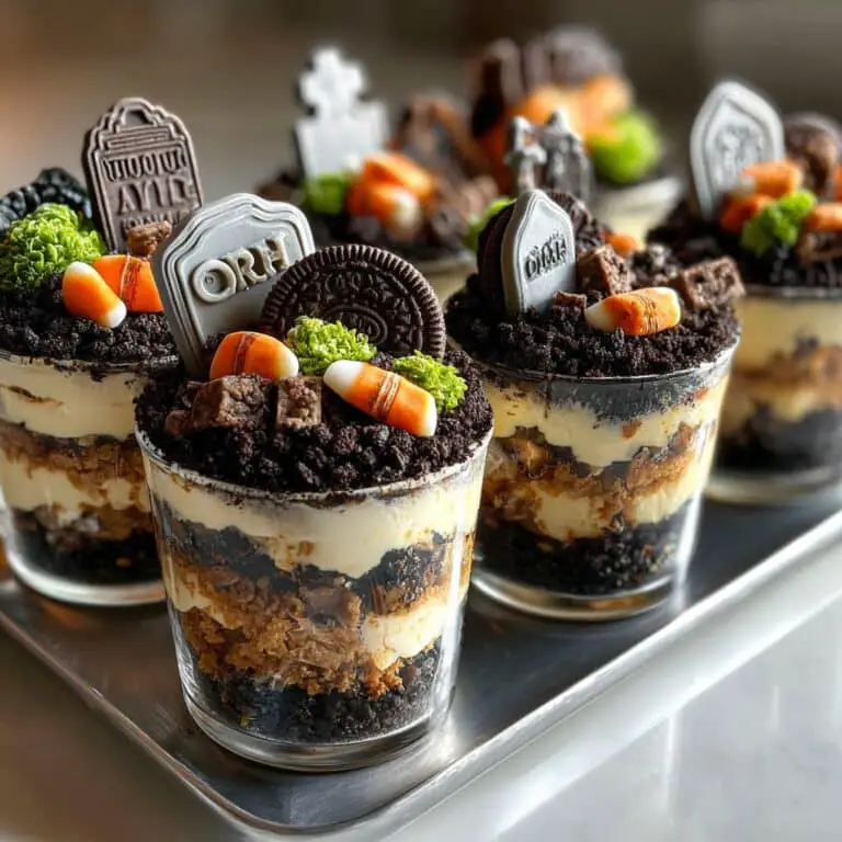 Graveyard Dirt Cups – Easy Halloween Treat with Pudding & Oreo “Soil ...